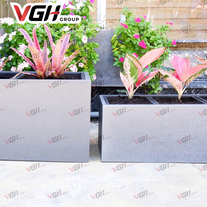CHẬU FIBER - VGH Group - SX Kinh Doanh Bao Bì - Ép Nhựa - Furniture